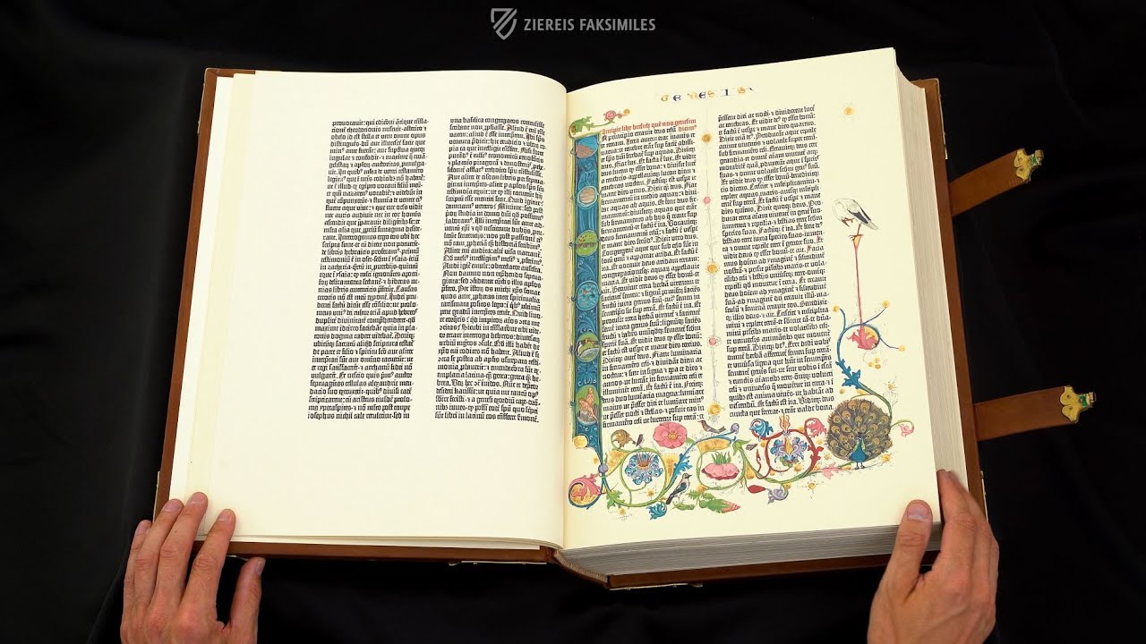 GUTENBERG'S BIBLE - 42 LINED BIBLE (CODEX BERLIN) - Browsing Facsimile ...