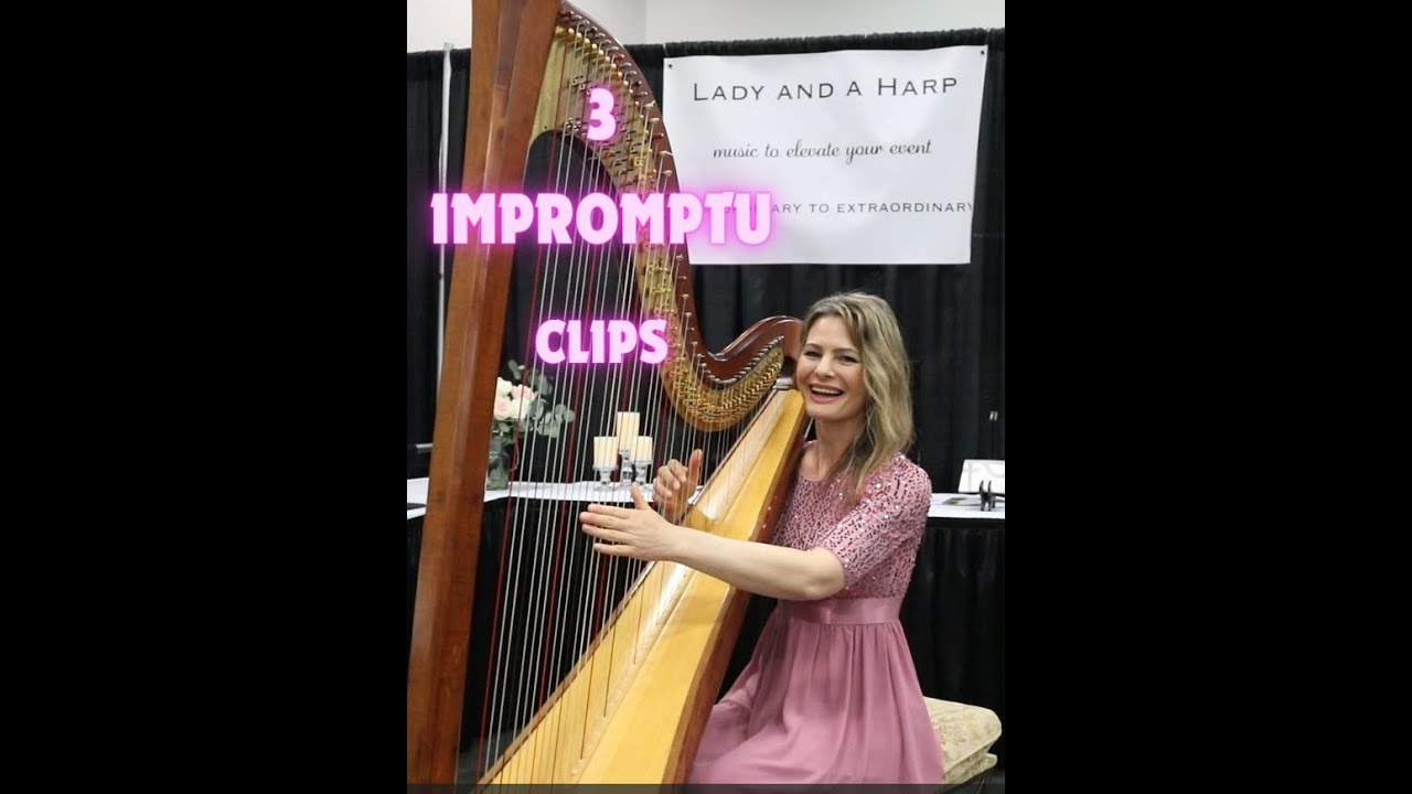 3 Impromptu Live Performance clips - Concert Grand Harp - YouTube