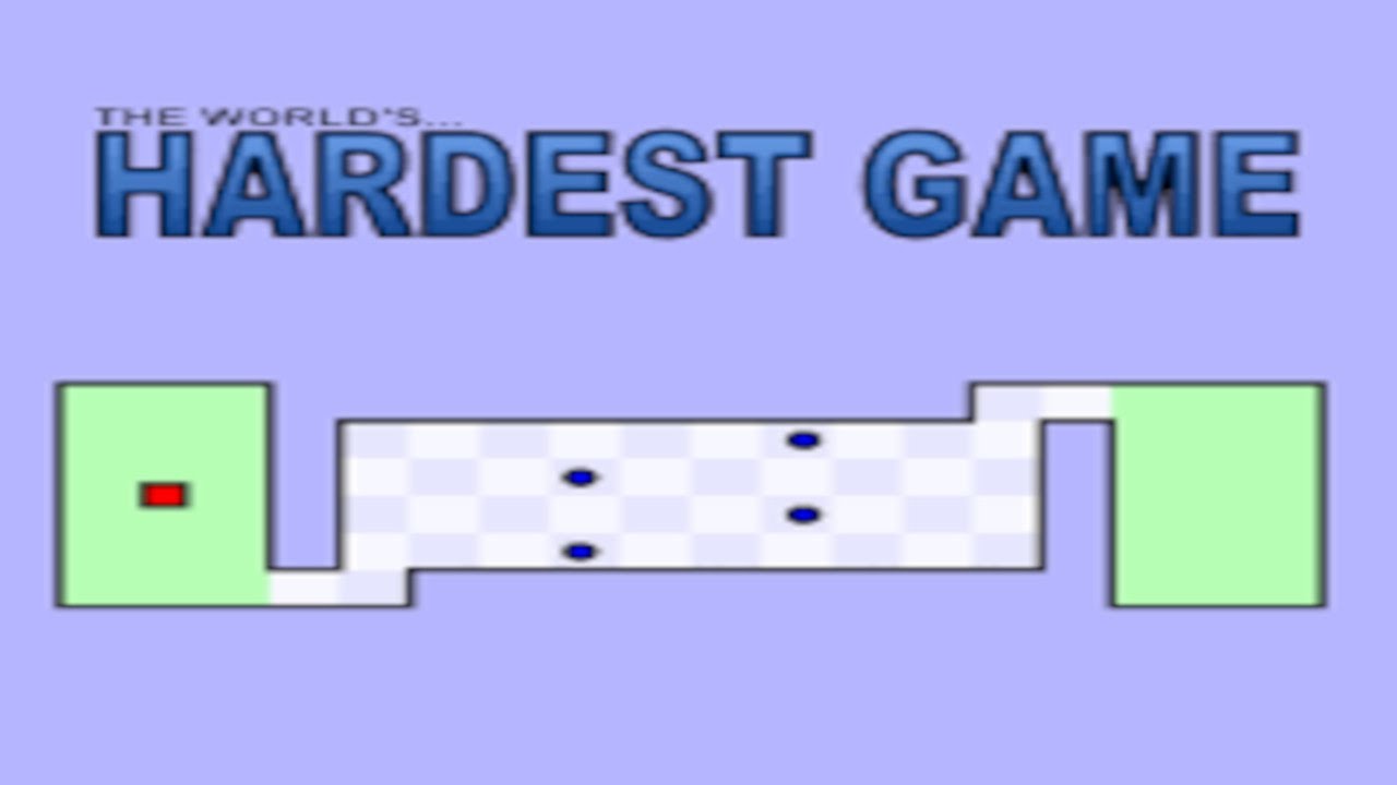 The World's Hardest Game (FLASH GAME) FULL GAMEPLAY commentary - YouTube
