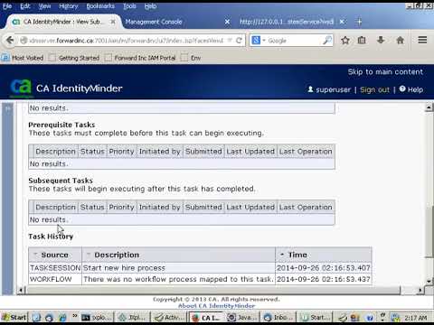CA Identity Manager IdentityMinder Book Tutorial: Chapter 4: Workflow ...