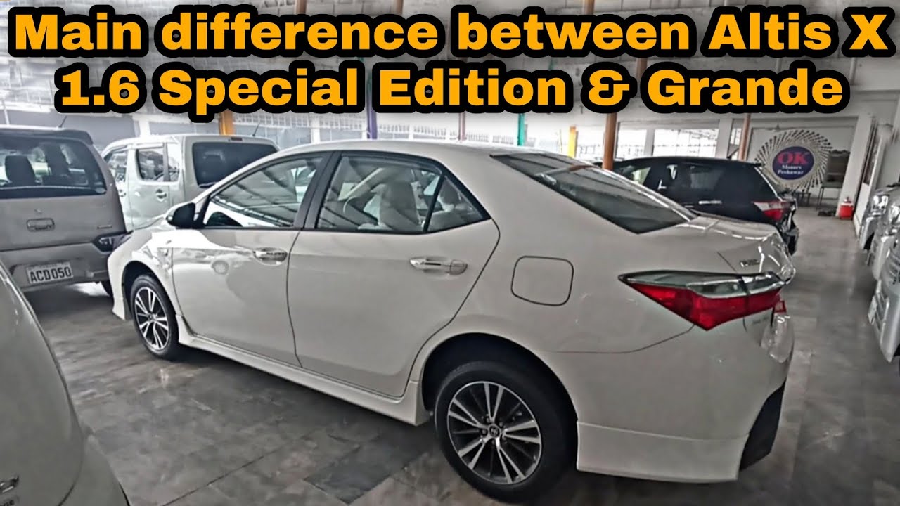 Comparison : Toyota Corolla Altis 1.6 X VS Toyota Corolla Altis Grande ...