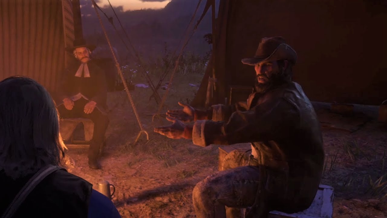Bill shares his feelings with Arthur and Uncle - Red Dead Redemption 2 ...