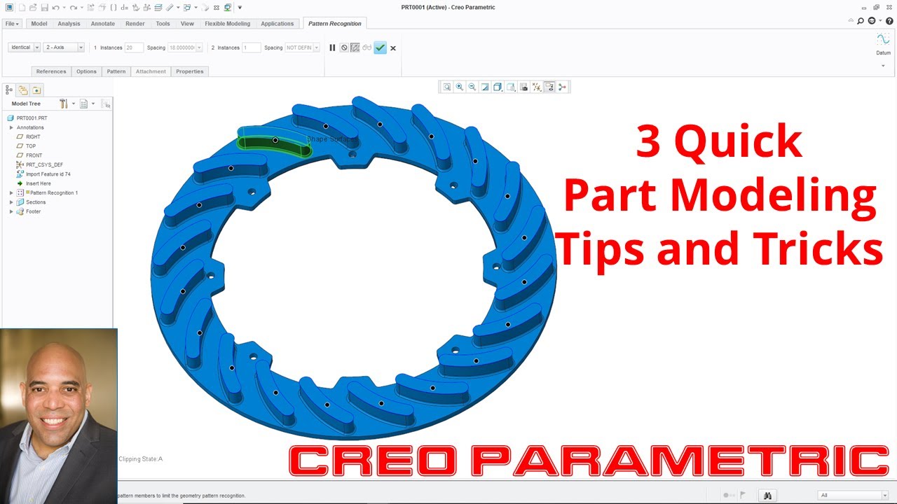 Creo Parametric - 3 Part Modeling Tips and Tricks - YouTube