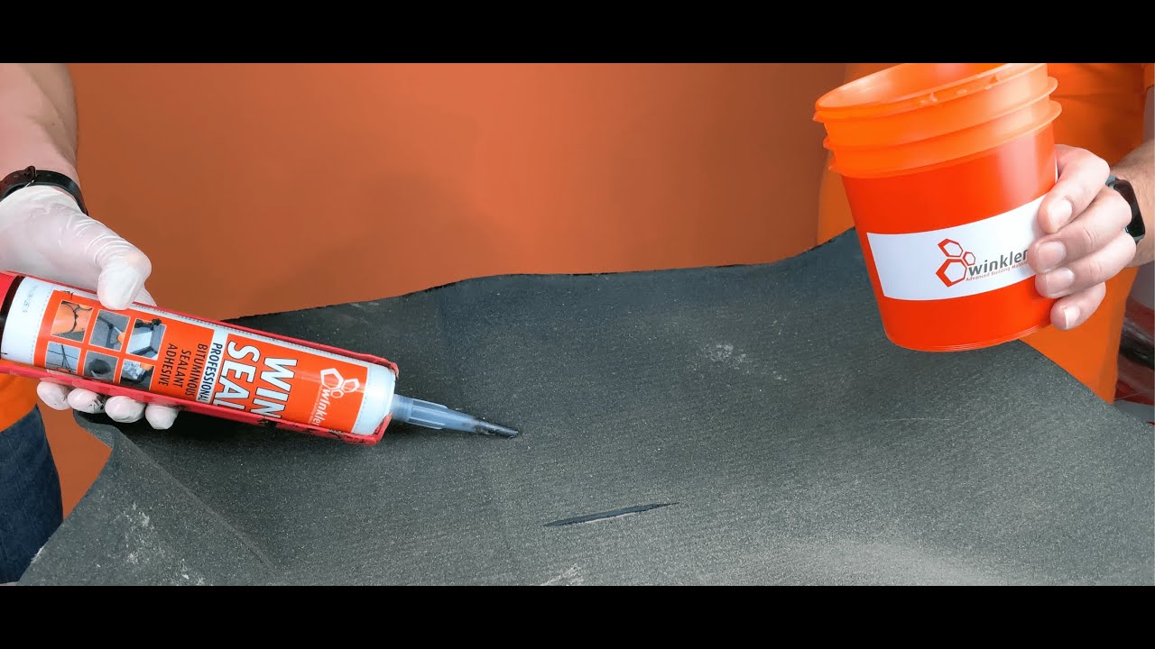 How to repair damaged bituminous membranes - Winkler WINSEAL's - YouTube