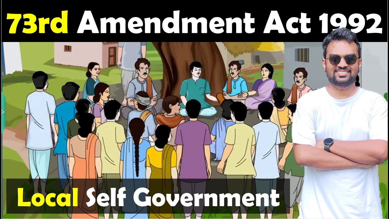 GS2 Local Self Government 73rd Amendment Act 1992 | UPSC IAS Sumant Sir - YouTube