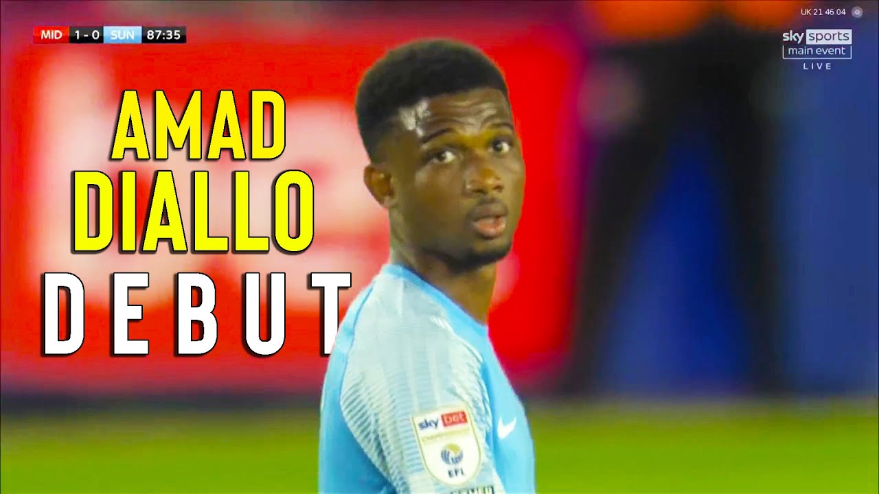 Amad Diallo DEBUT vs Middlesbrough F.C. | 2022 - YouTube