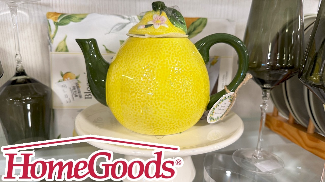 🍋 NEW AT HOMEGOODS ️ BEAUTIFUL TABLEWARE, TEA SETS & KITCHEN TEXTILES 🥰 ...