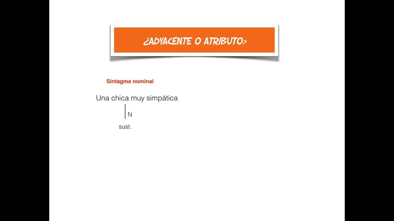 Adyacente o atributo - YouTube