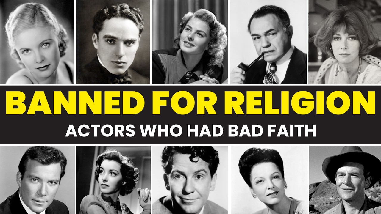 20 Old Hollywood Actors Who Were Banned For Shocking Reasons - YouTube