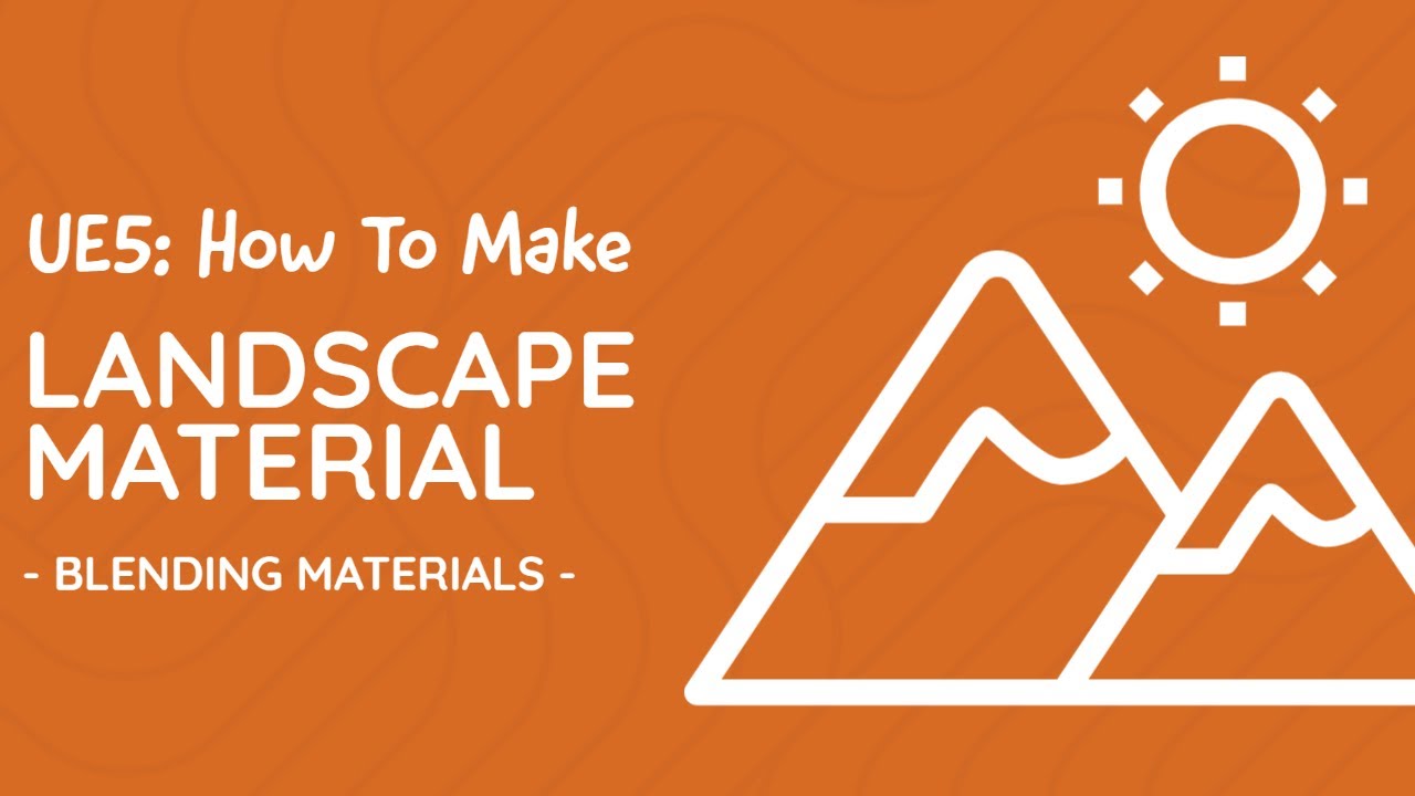 UE5 Tutorial - Landscape Material - YouTube
