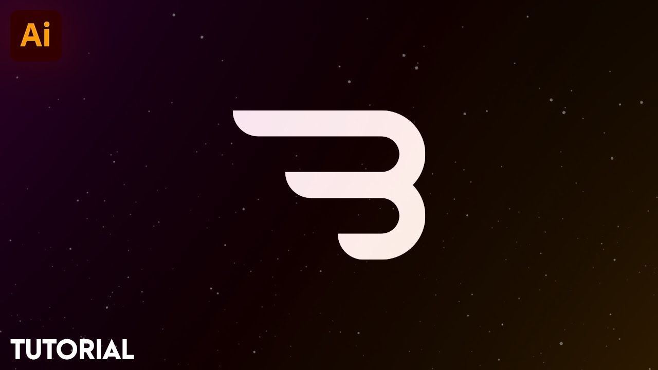 B Letter Logo Design In Illustrator - Illustrator Tutorial - YouTube