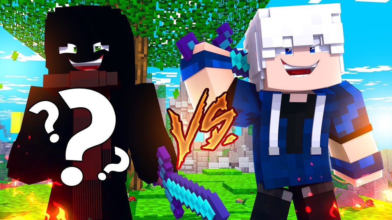 Minecraft: SPOP CONTRA INIMIGOS MISTERIOSOS! - SKYWARS DUELS - YouTube
