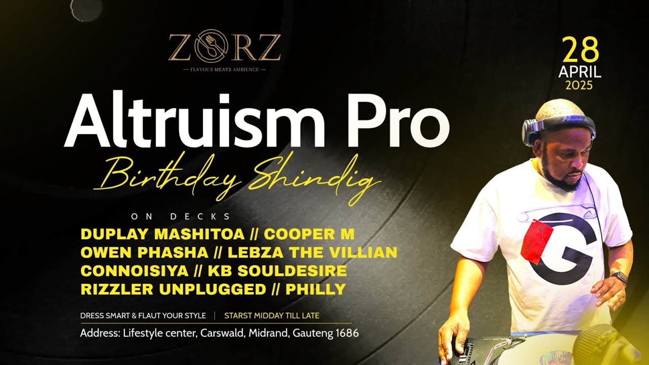 Duplay Live at Altruism Pro Birthday Shindig -ZORZ Luxury Chisanyama ...