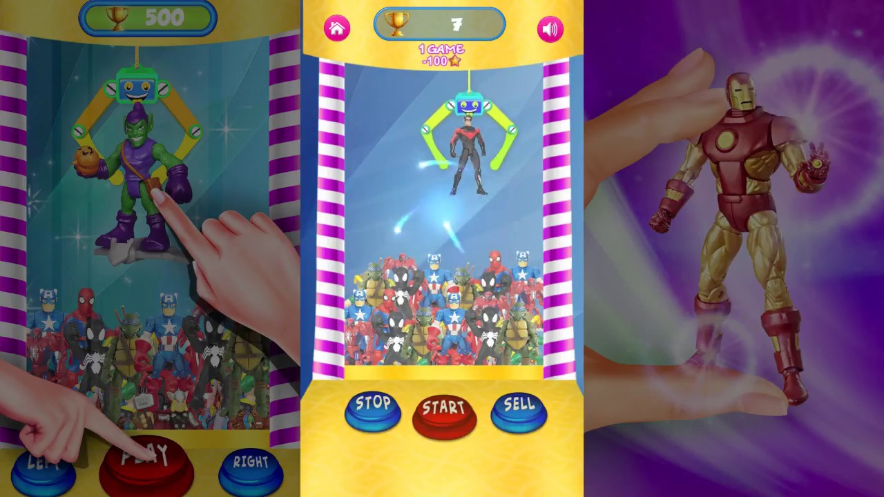 Superhero Toys Surprise Claw Machine - YouTube