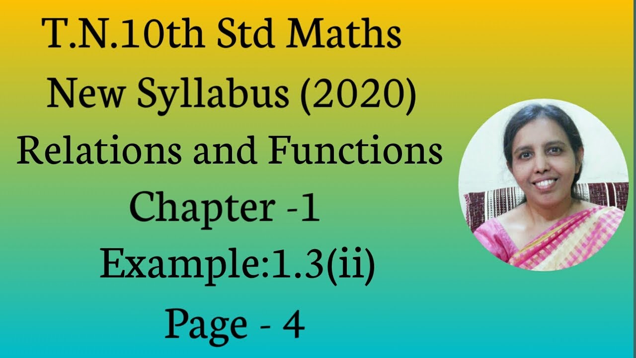 T.N. 10th Maths Example:1.3 (ii) . - YouTube