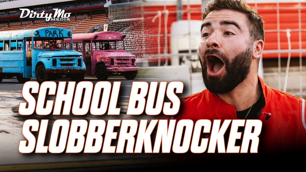 An EPIC Finale: Racing School Buses at Charlotte Motor Speedway - YouTube