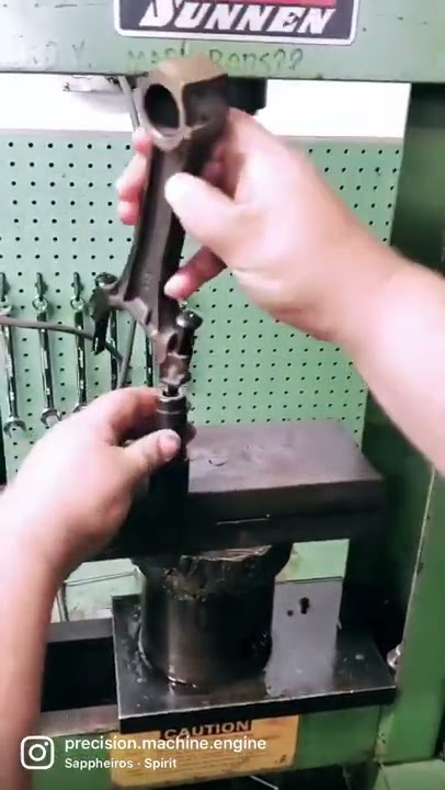 Installing arp rod bolts on bbc rods - YouTube