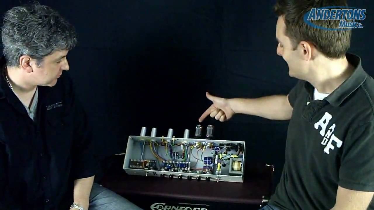 Martin Kidd shows us a prototype Cornford amp - YouTube