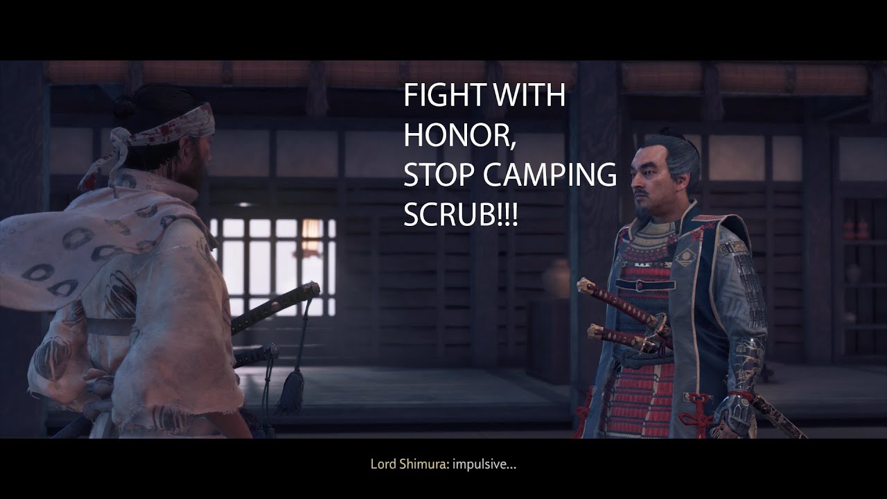 Uncle Shimura is talking scum about Jin and Yuna!!! Ghost of Tsushima ...