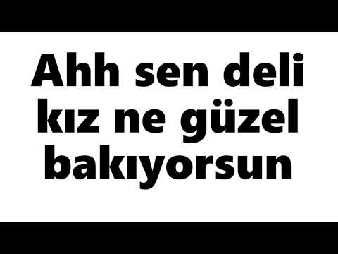 BURAY-DELİ KIZ-LYRİCS VİDEO (SÖZLER EKRANDA)
