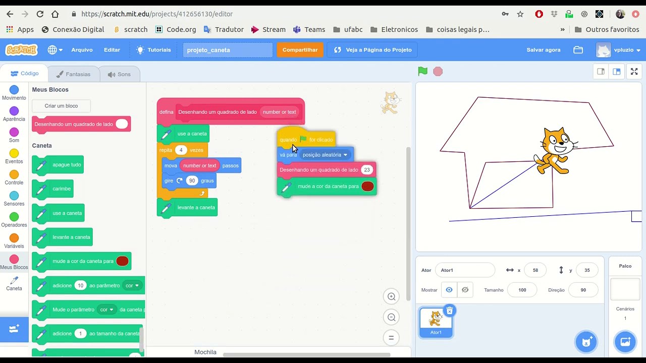 Gato desenhista (SCRATCH) - YouTube
