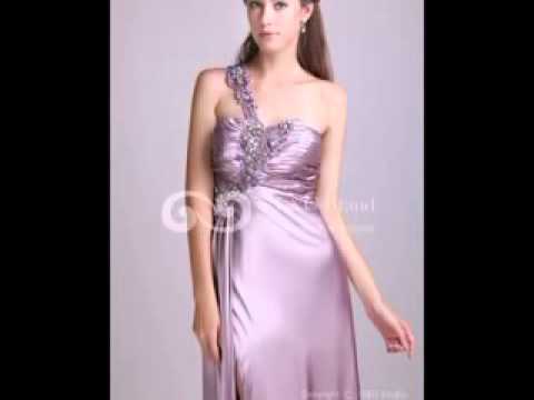 New Style Lavender Satin dress at grandgowns.com