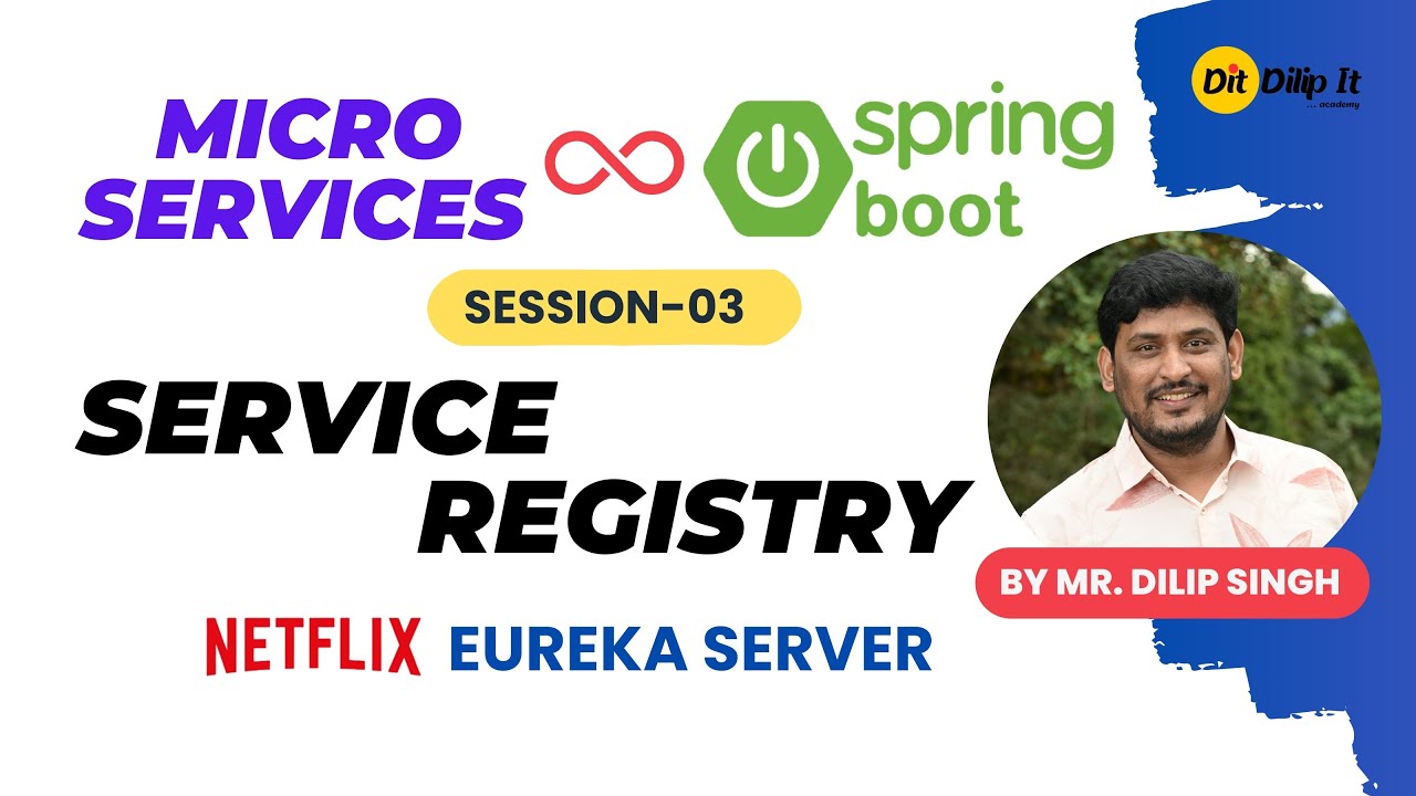 Micro Services | Session 03 | Service Registry | NETFLIX Eureka Server | Implementation - YouTube