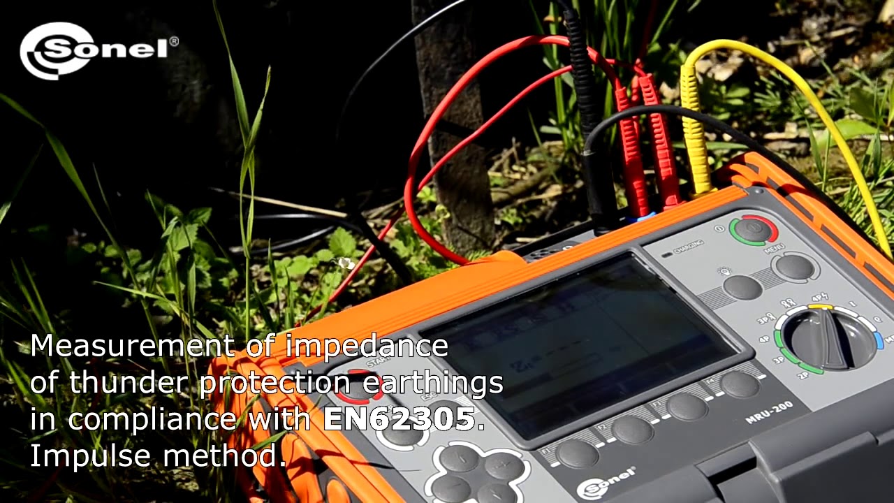 Sonel MRU 200 Earth Resistance and Resistivity Meter | Metrotest - YouTube