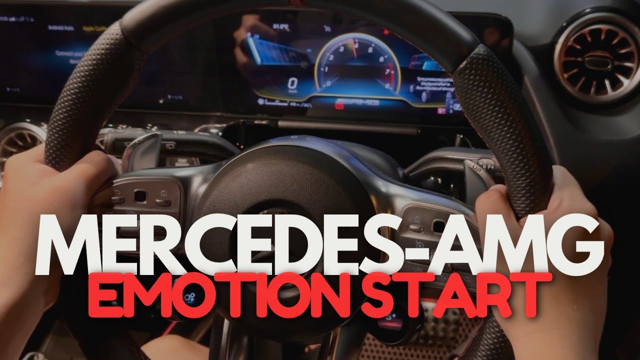 How to Emotion Start on Mercedes-AMG - Emotion Start Exhaust Sound ...