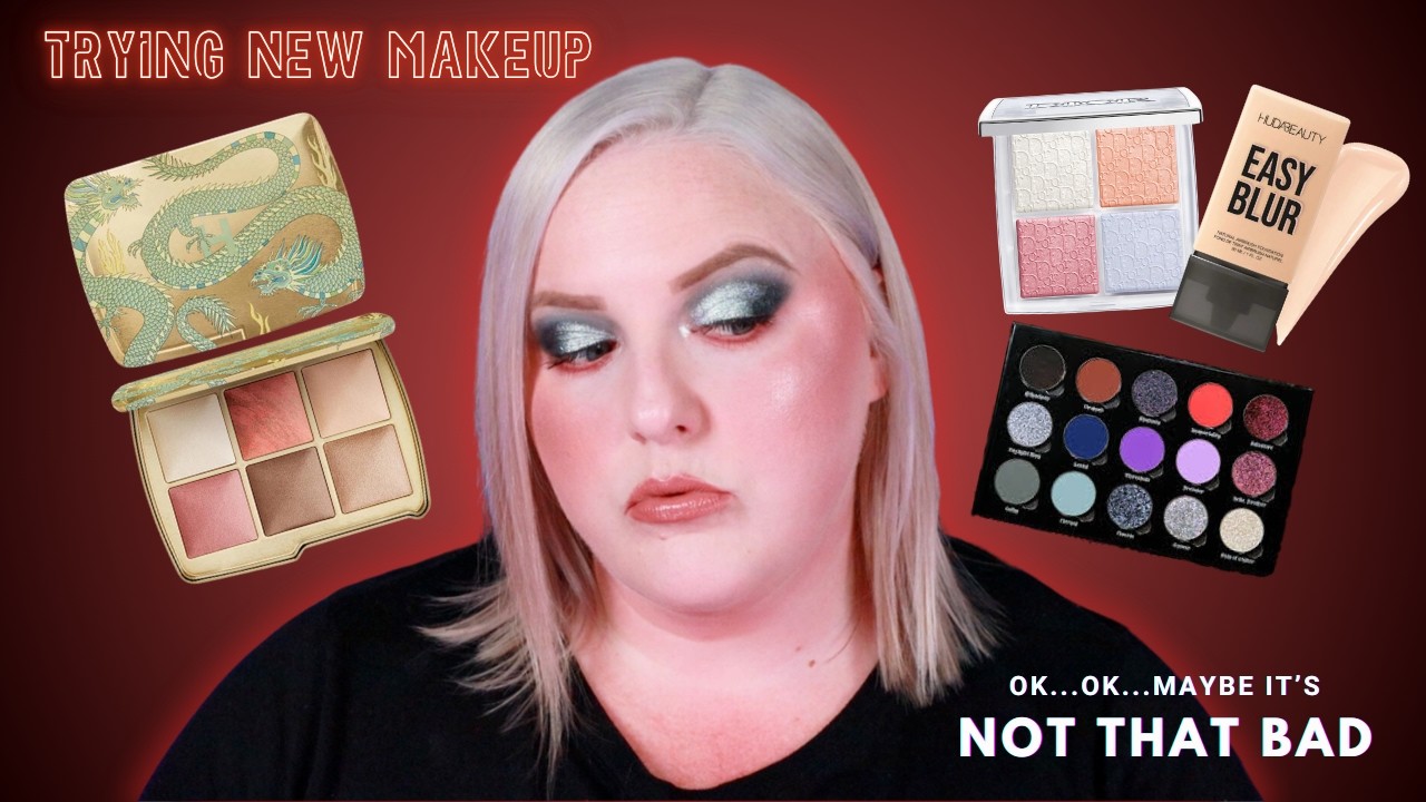 ok.. ok... maybe it's NOT that BAD | Trying New Makeup - YouTube