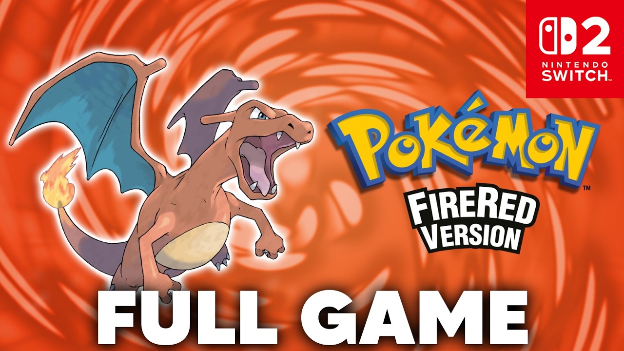 Pokémon FireRed Gameplay Walkthrough - FULL GAME (Nintendo Switch 2 ...