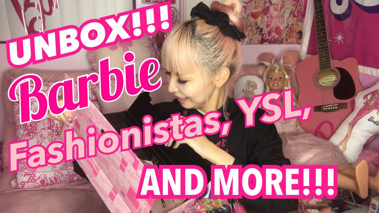 [UNBOX]BARBIE Fashionistas, YSL, and MORE!!!♡AZUSA BARBIE - YouTube