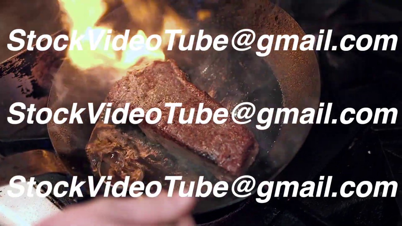 Steak Culinary Cooking Chef Travel Tourism YouTube Stock Video Footage ...
