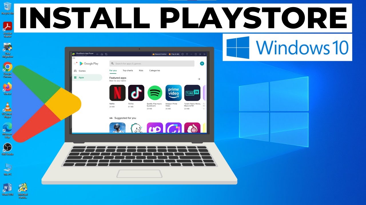 How to Download and Install Play Store in Windows 10 Laptop - YouTube