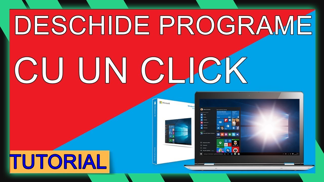 Deschide programele cu un singur click - YouTube