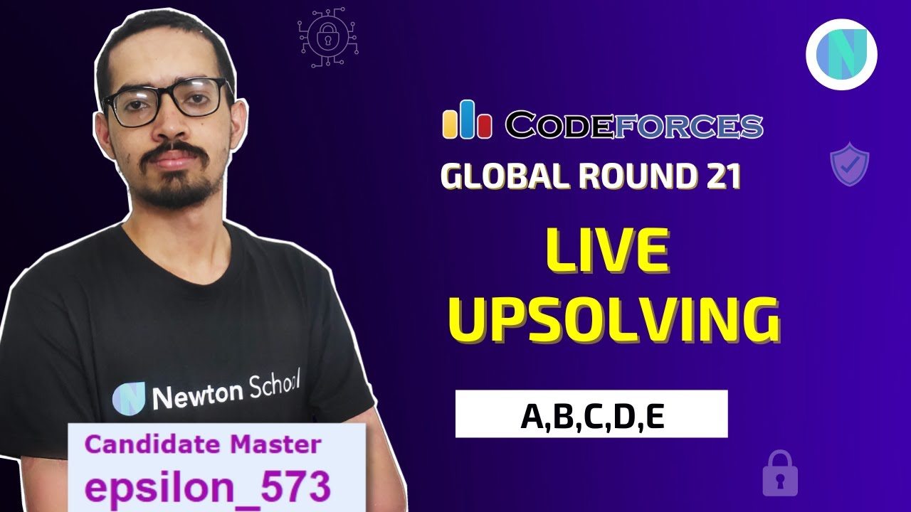🔴 Codeforces Global Round 21 Complete Solutions Live Stream Youtube