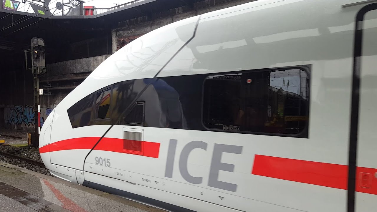 299. Video in Hamburg: International ICE 4 in Hamburg Hbf: ICE77 Zürich ...