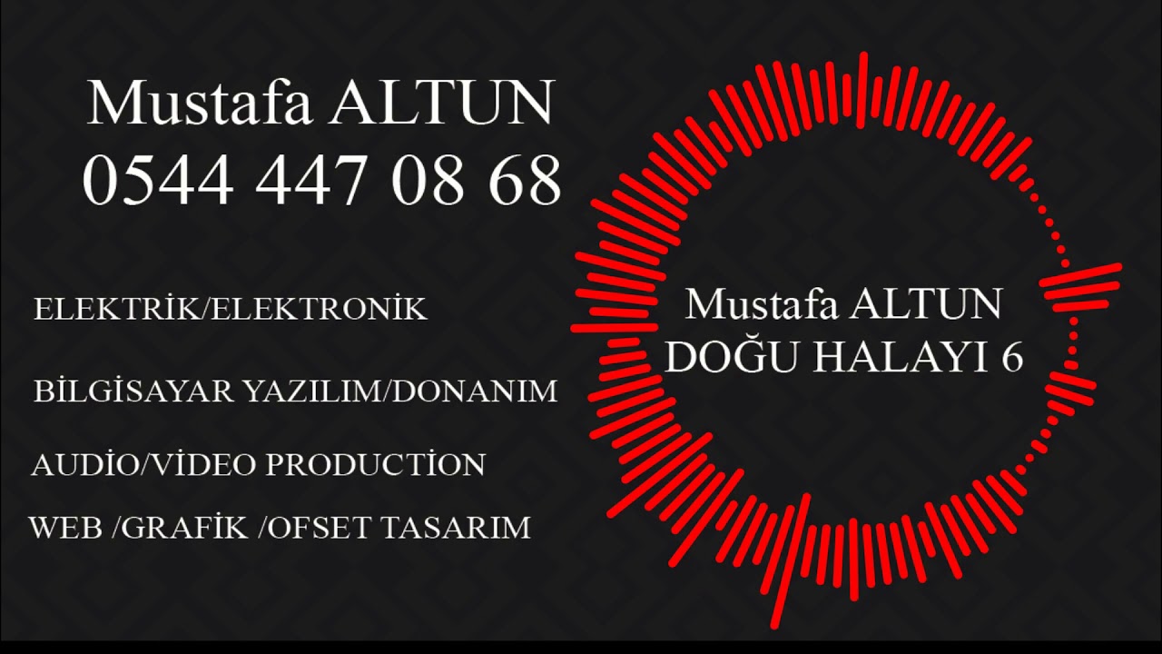 Mustafa ALTUN Doğu Halayı 6 - YouTube