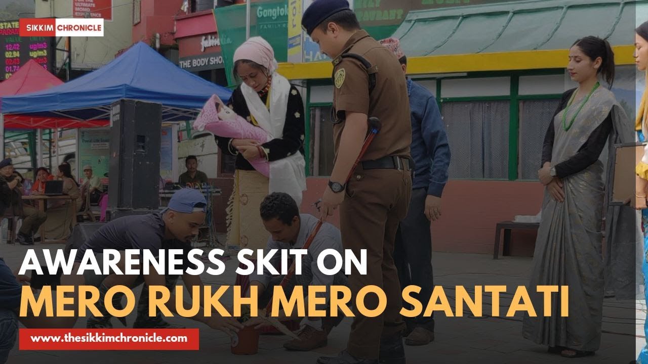 Awareness skit on 'Mero Rukh Mero Santati ' by Forest Department ...