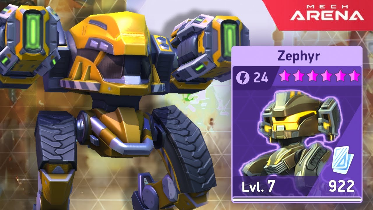 Do you like Zephyr? Disruptor 12 Gameplay | Mech Arena - YouTube