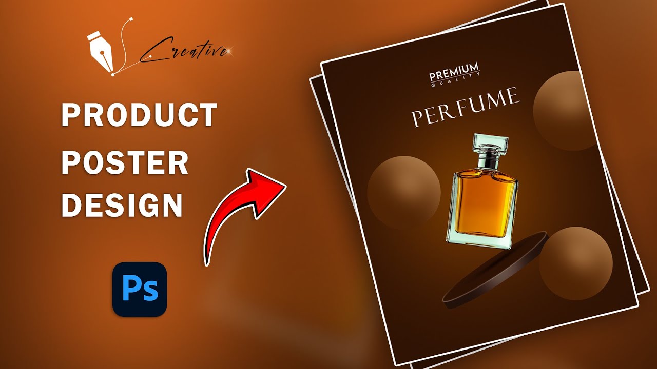 Creative Product Poster Designing Photoshop || Photoshop Poster Design ...