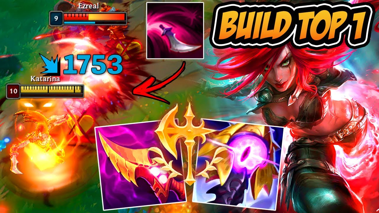 A BUILD DO TOP 1 KATARINA DO MUNDO É ROUBADA DEMAIS !! - LEAGUE OF ...