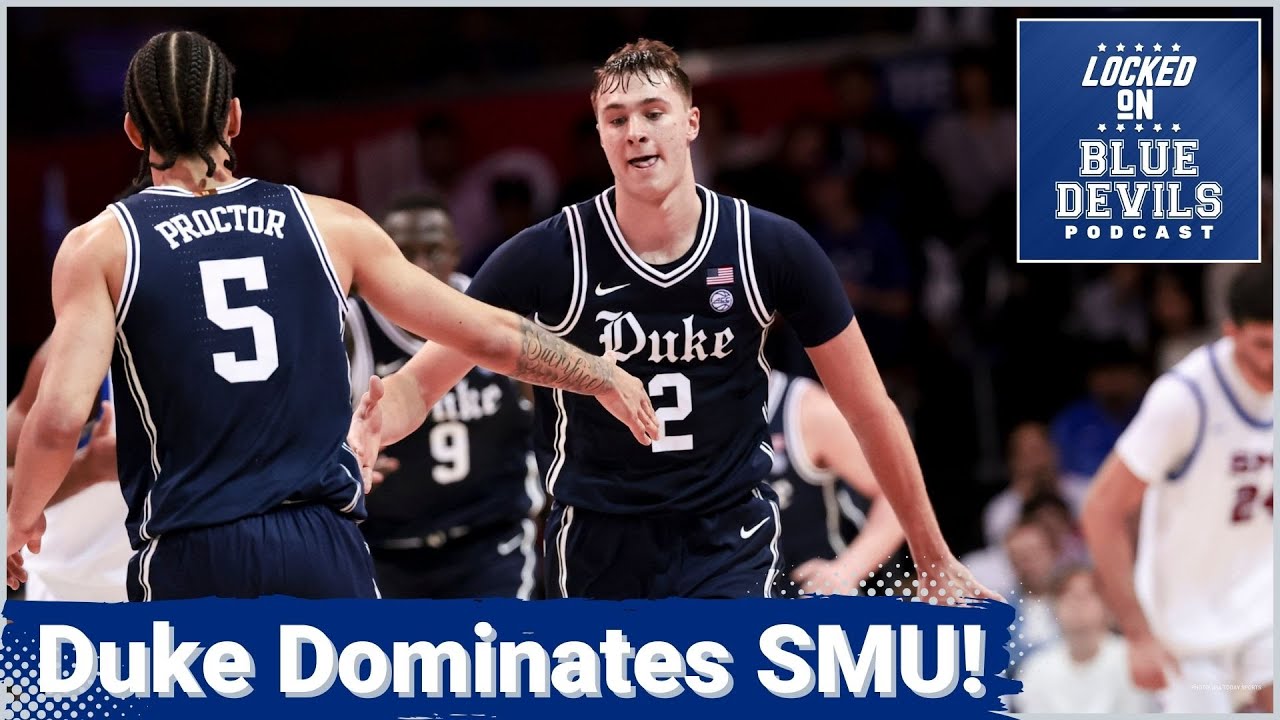 Cooper Flagg Shines for Duke in Victory over SMU | KEY buckets for ...