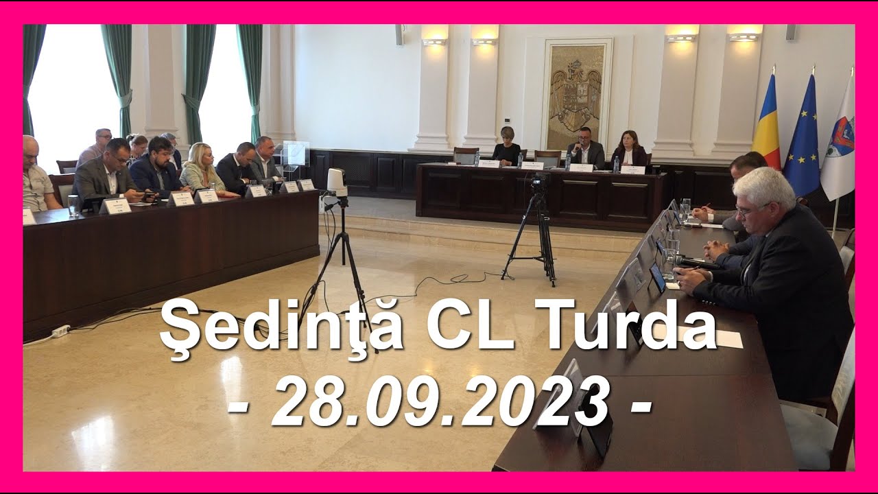 AGORA MEDIA | Şedinţă CL Turda - 28.09.2023 - YouTube
