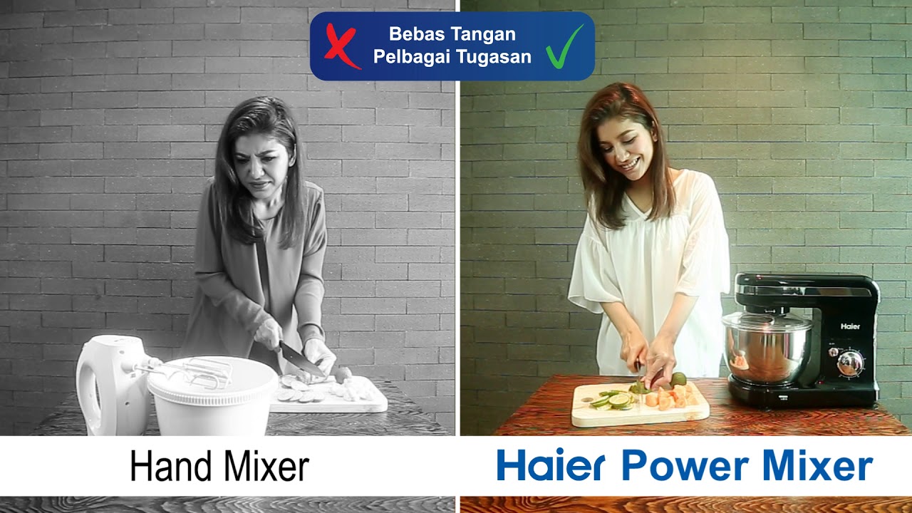 Haier Mixer Comparison VT Malay version - YouTube