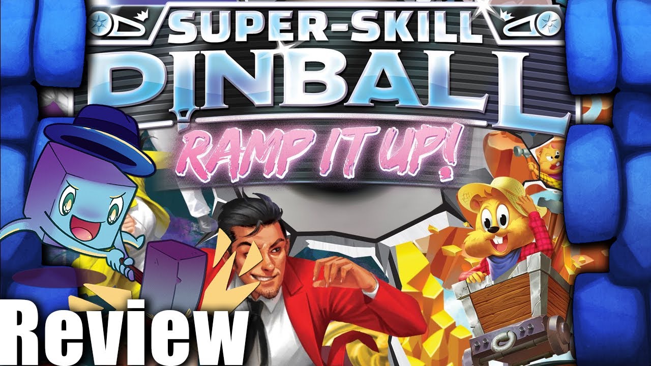 Super Skill Pinball: Ramp it Up! Review - with Tom Vasel - YouTube
