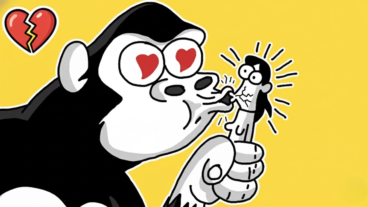 When King Kong Falls in Love... 💔| Absurd Cartoon Animation | Kotak ...
