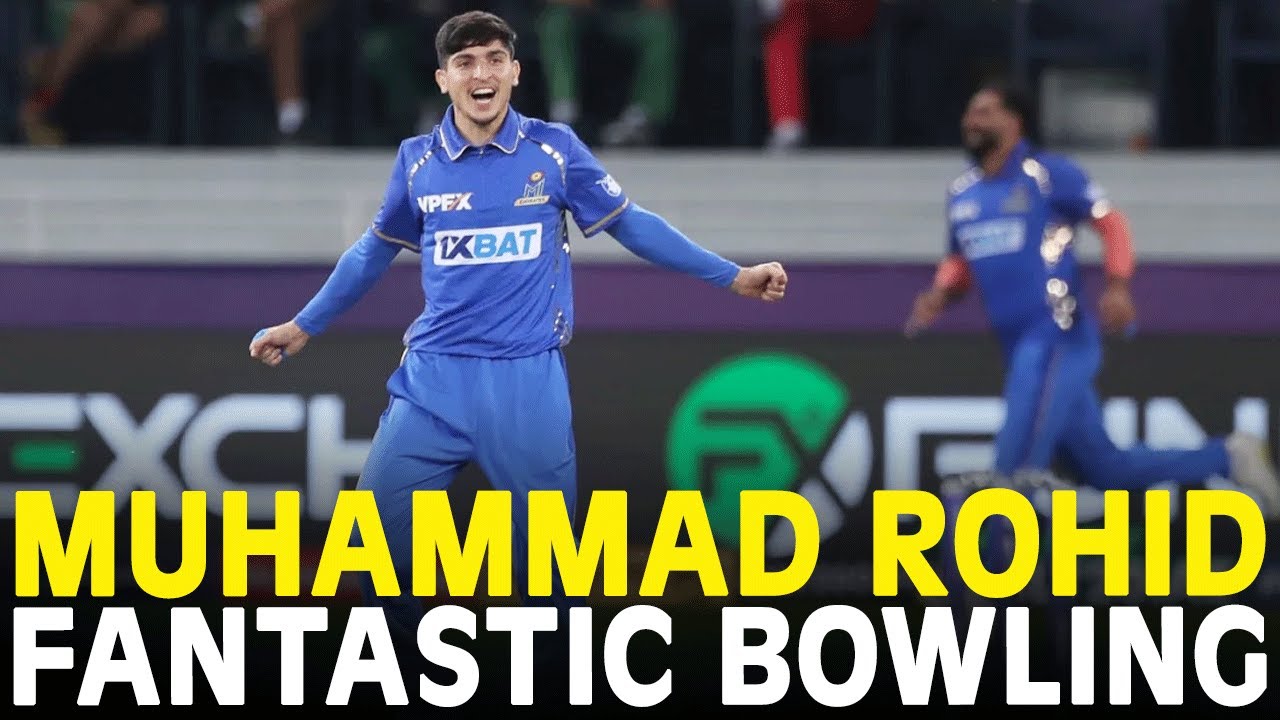 Muhammad Rohid Fantastic Bowling | Desert Vipers vs MI Emirates | Match ...