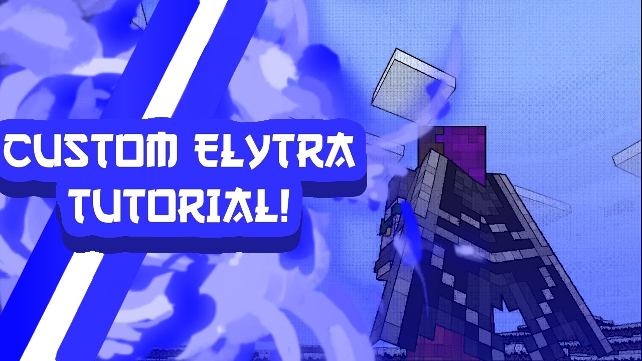 Minecraft Pocket Edition: CUSTOM ELYTRA TUTORIAL! - YouTube