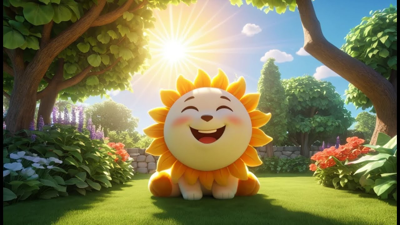 The Shy Cloud Puff | Gentle Sky Adventure Song for Kids | Calming Rhyme ...